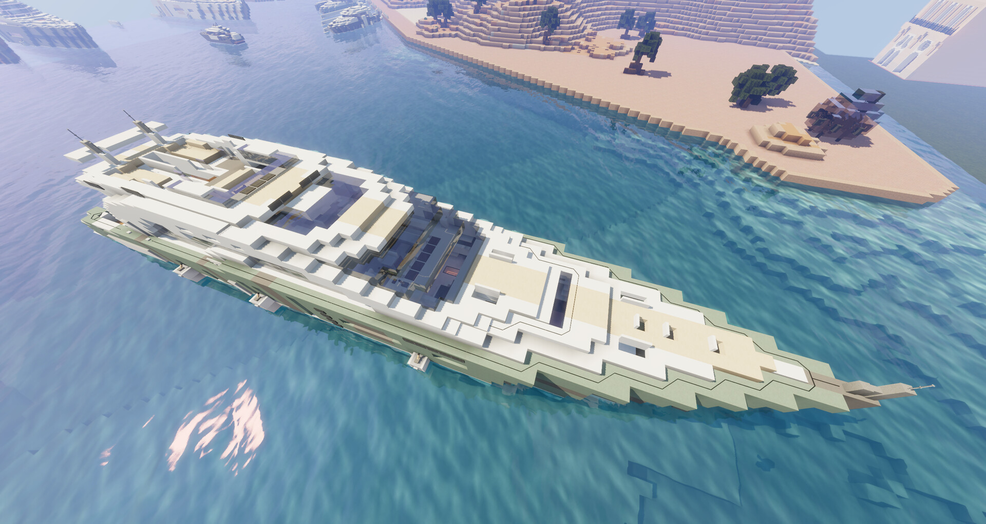 Olive Green Yachts Minecraft Map