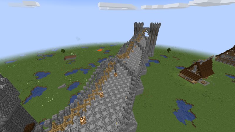 Medieval Fever (10) - Bridge - diagonal Minecraft Map