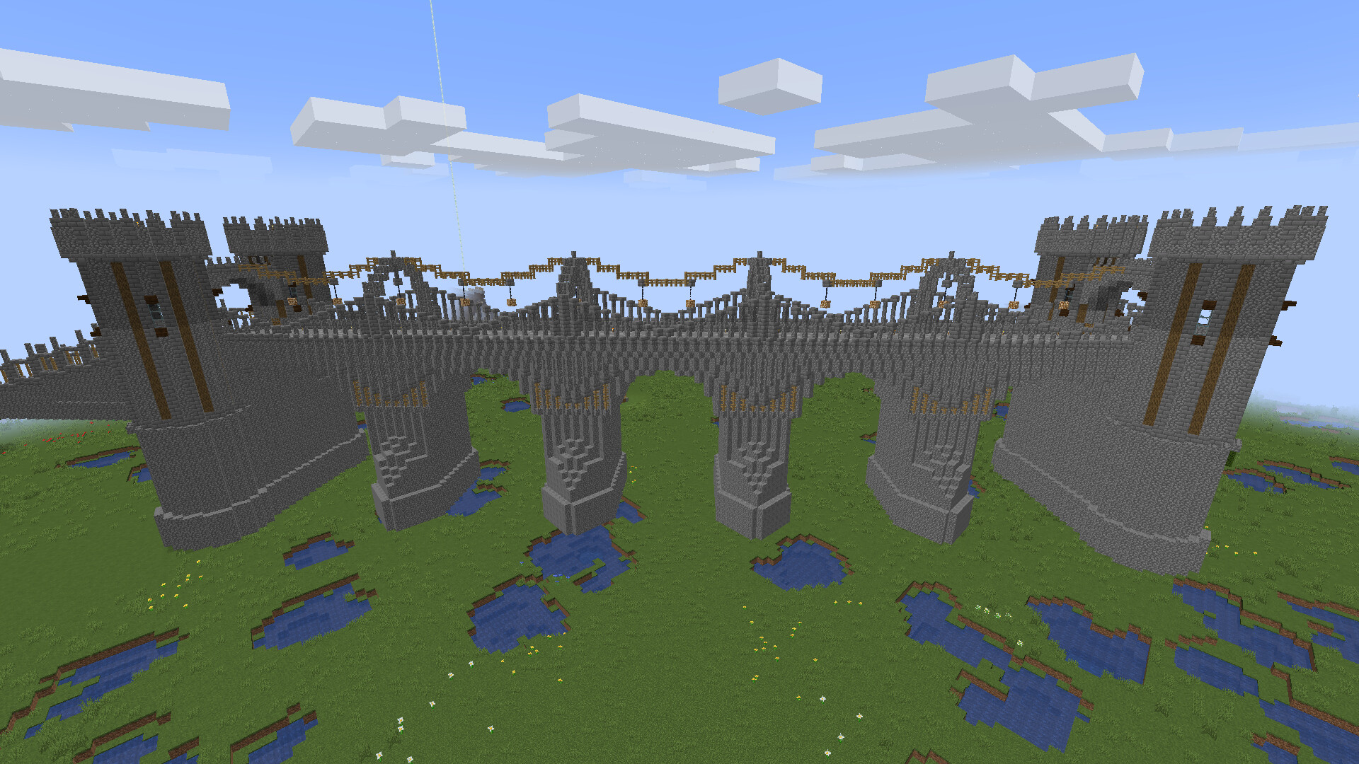 Medieval Fever (10) - Bridge - diagonal Minecraft Map