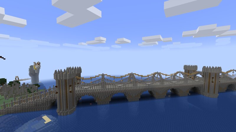 Medieval Fever (10) - Bridge - diagonal Minecraft Map