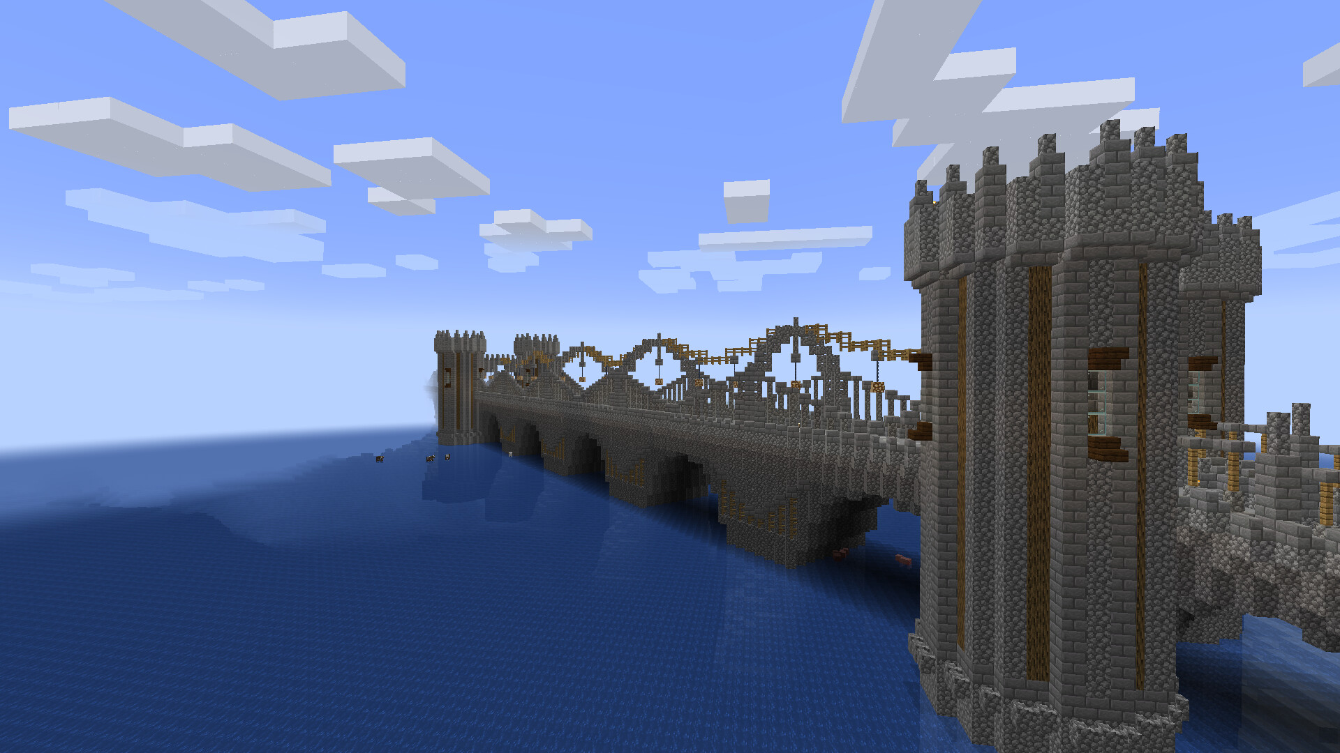 Medieval Fever (10) - Bridge - diagonal Minecraft Map