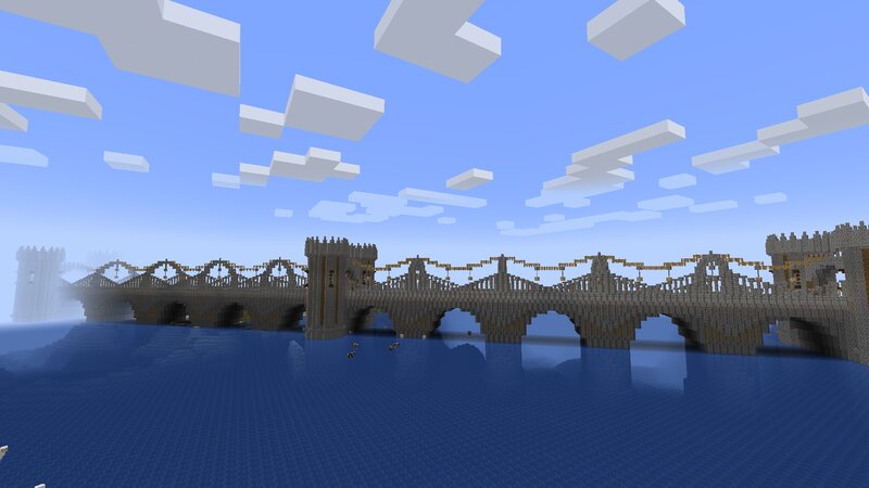 Medieval Fever (10) - Bridge - diagonal Minecraft Map