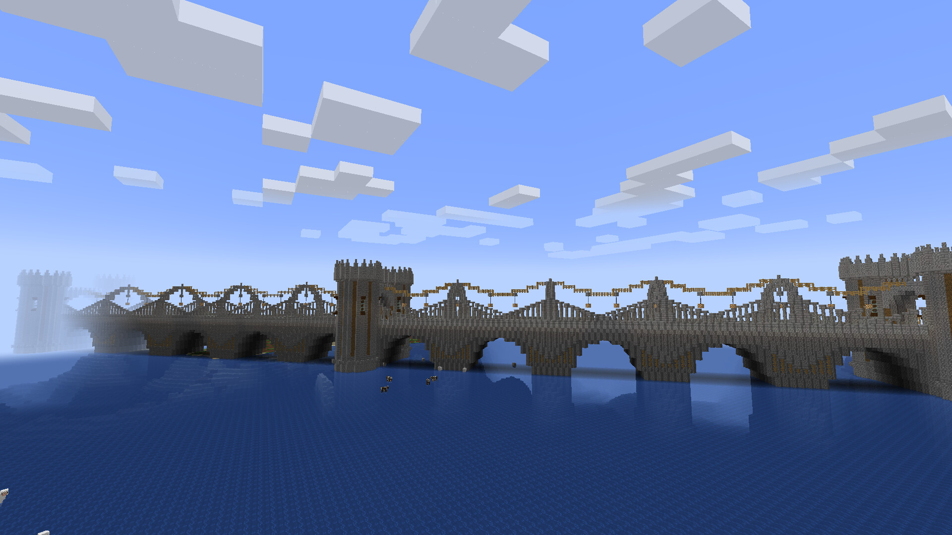 Medieval Fever (10) - Bridge - diagonal Minecraft Map
