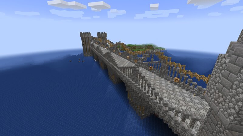 Medieval Fever (10) - Bridge - diagonal Minecraft Map
