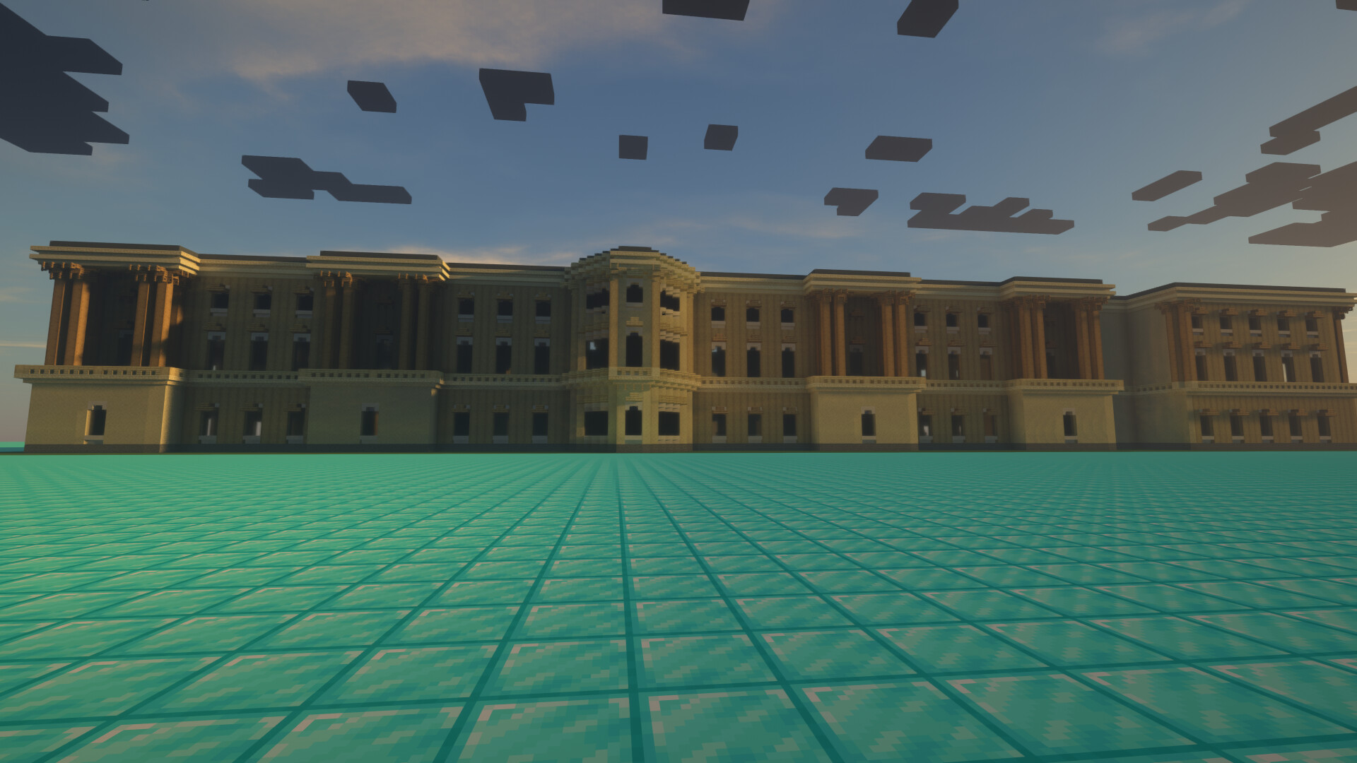 Acton Palace (heavily inspired by Buckingham Palace) Minecraft Map