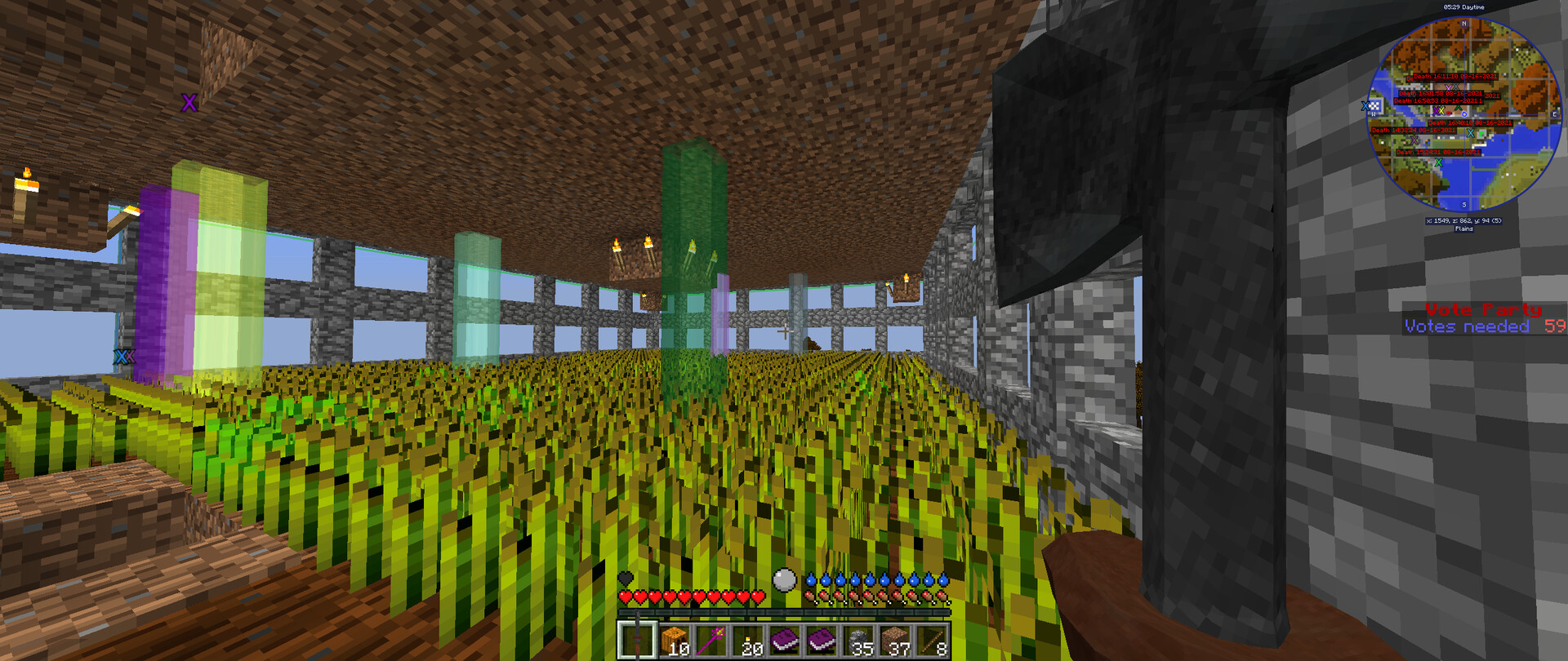 Farm With Walls Minecraft Map