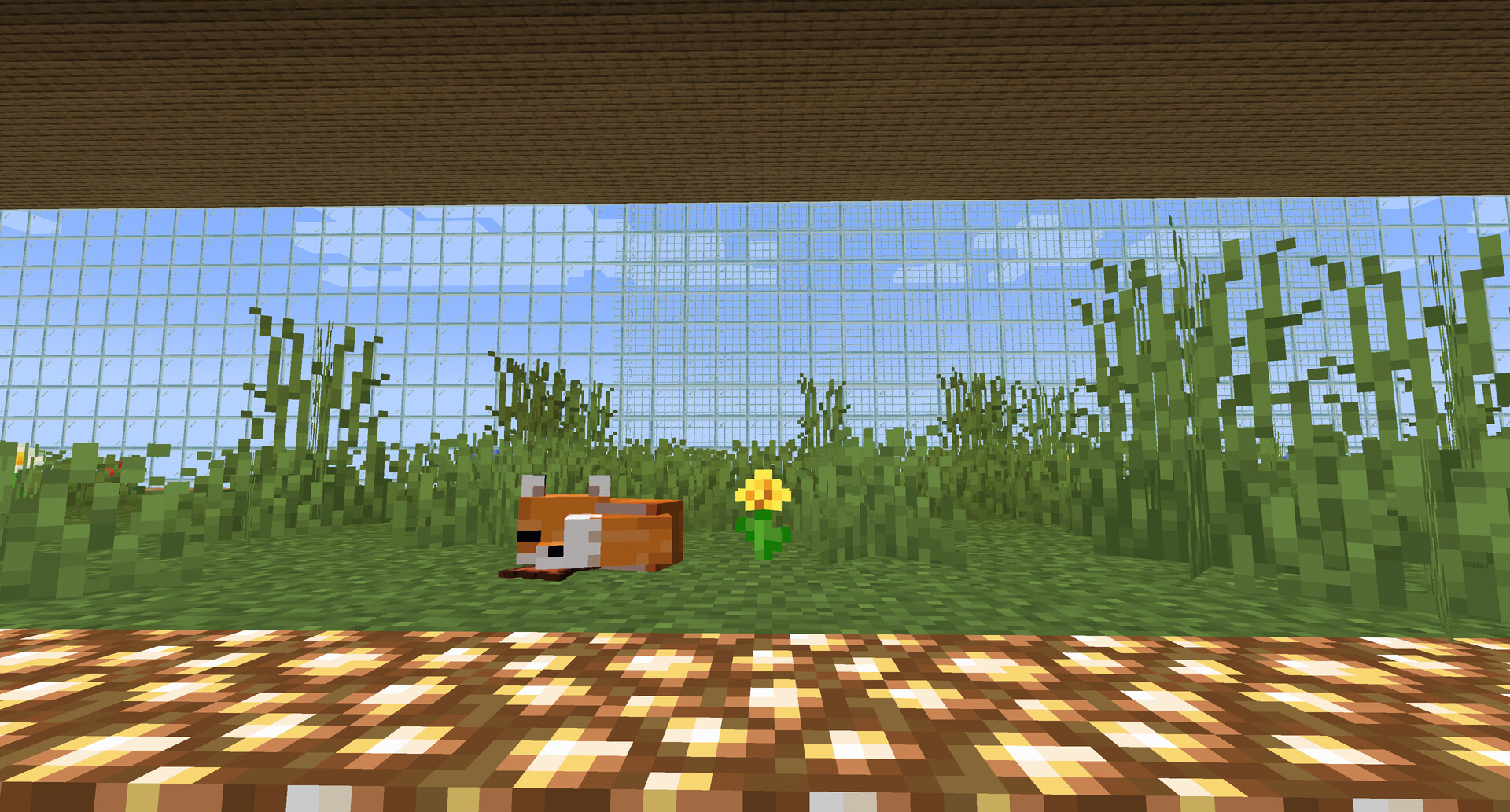 Wooden Indoor Park Minecraft Map