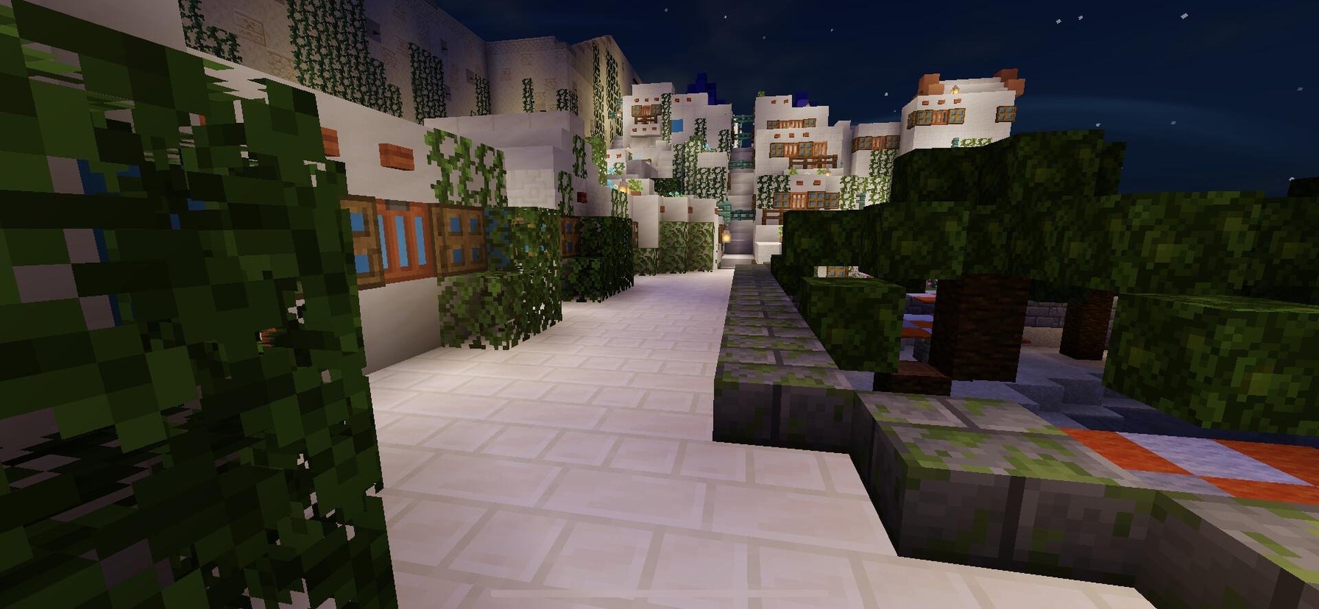 Autumn Lake Port Resort (Santorini Recreation) Minecraft Map