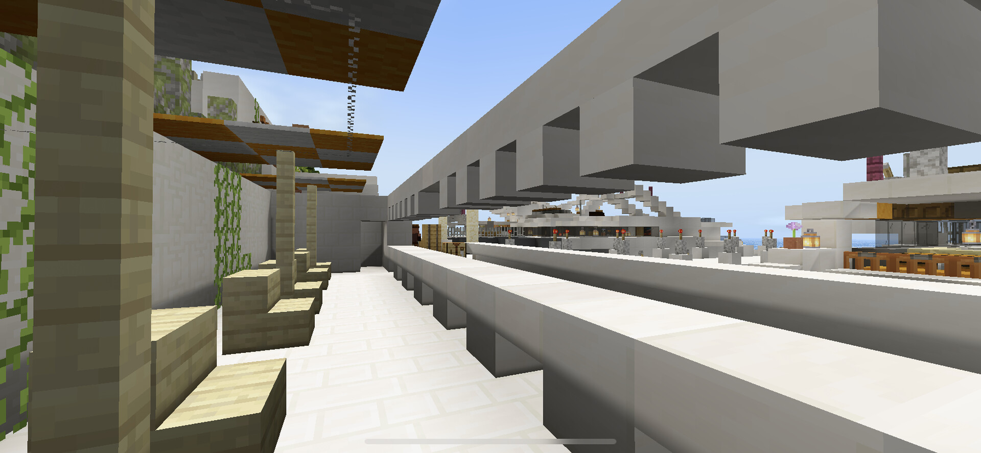 Autumn Lake Port Resort (Santorini Recreation) Minecraft Map