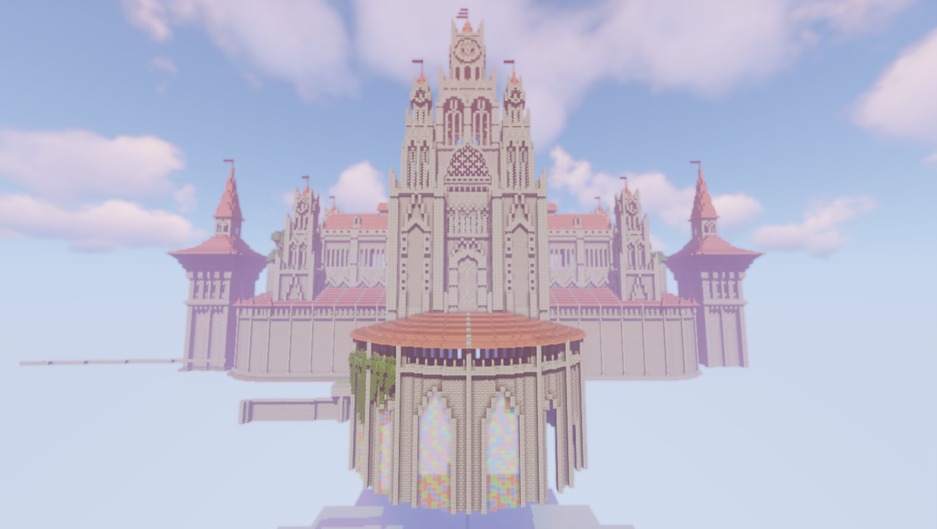 Guild Wars 2 [GW2] - Divinity's Reach Castle and Garden Minecraft Map