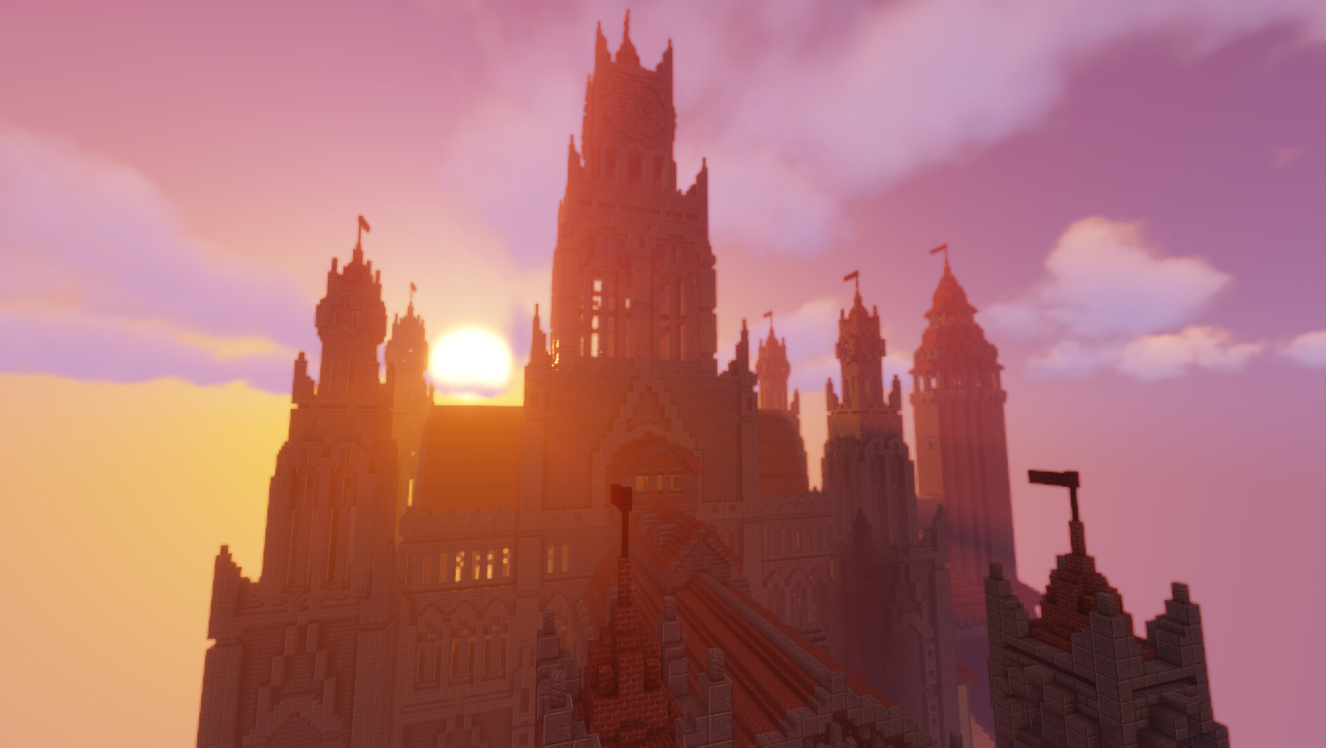 Guild Wars 2 [GW2] - Divinity's Reach Castle and Garden Minecraft Map