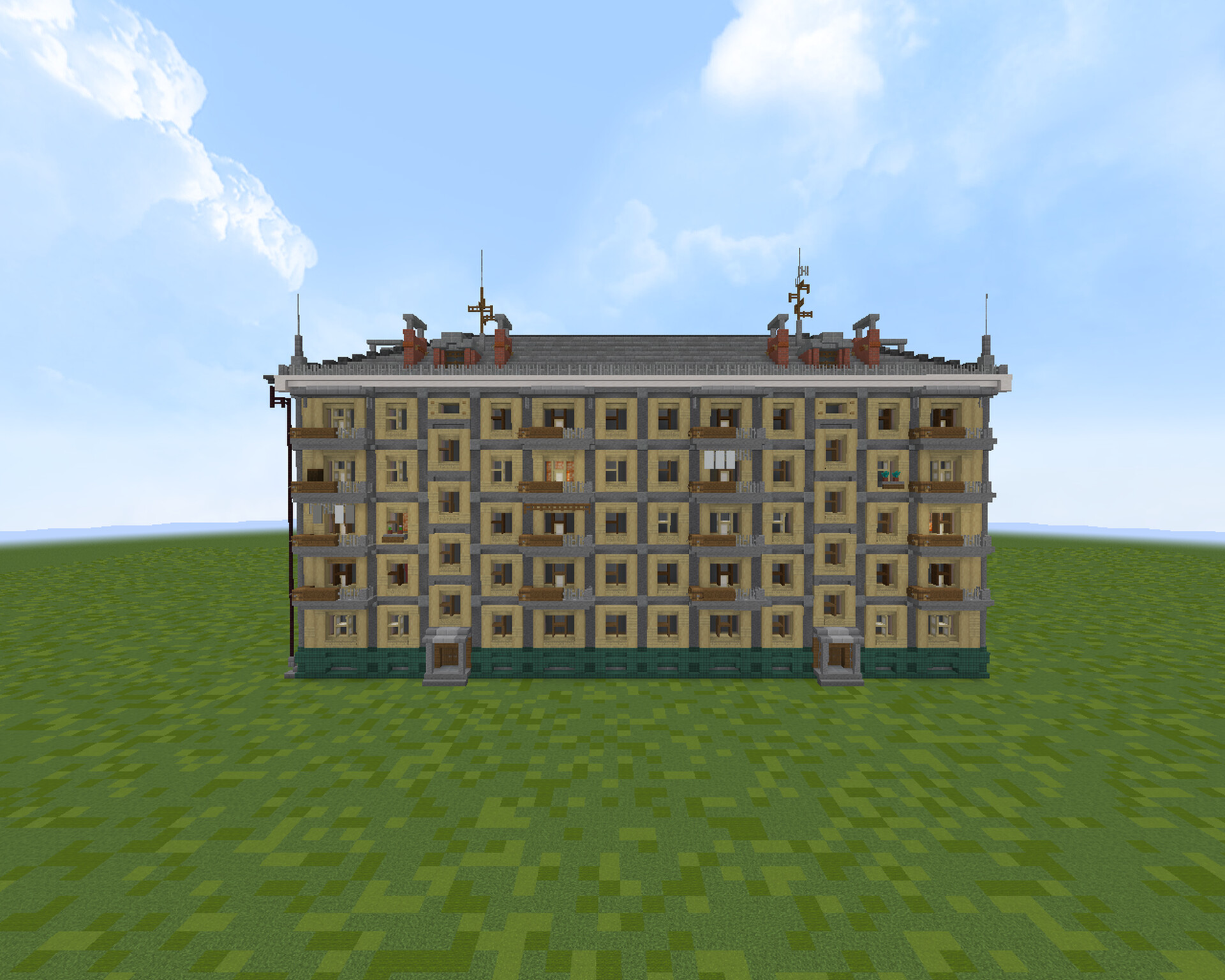 Khrushchevka - Soviet Apartment │Just Project│ Minecraft Map