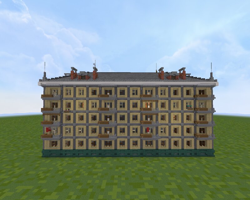 Khrushchevka - Soviet Apartment │Just Project│ Minecraft Map
