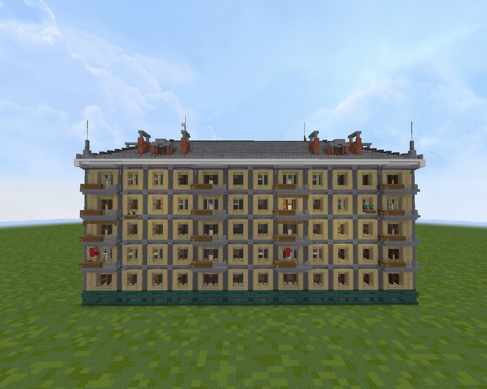 Khrushchevka - Soviet Apartment │Just Project│ Minecraft Map