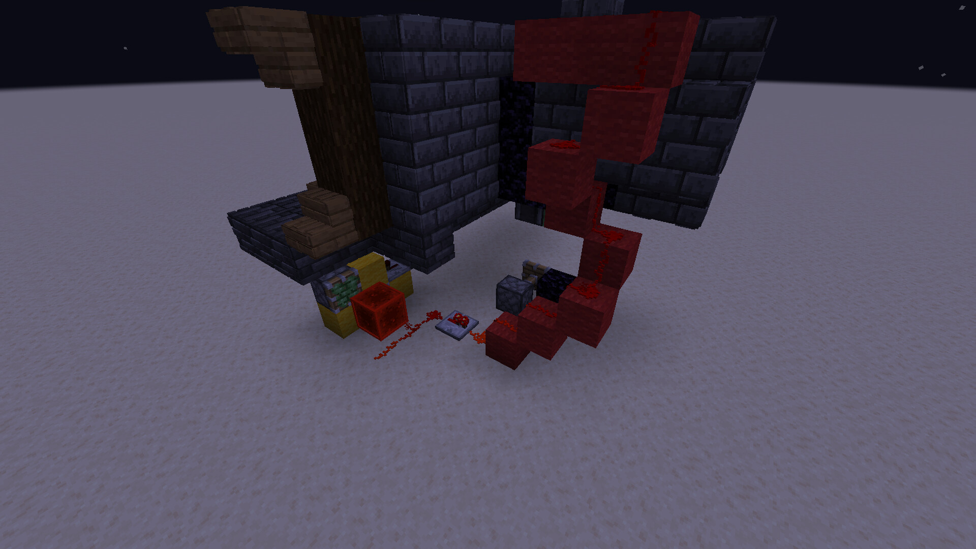 flying machine door Minecraft Map