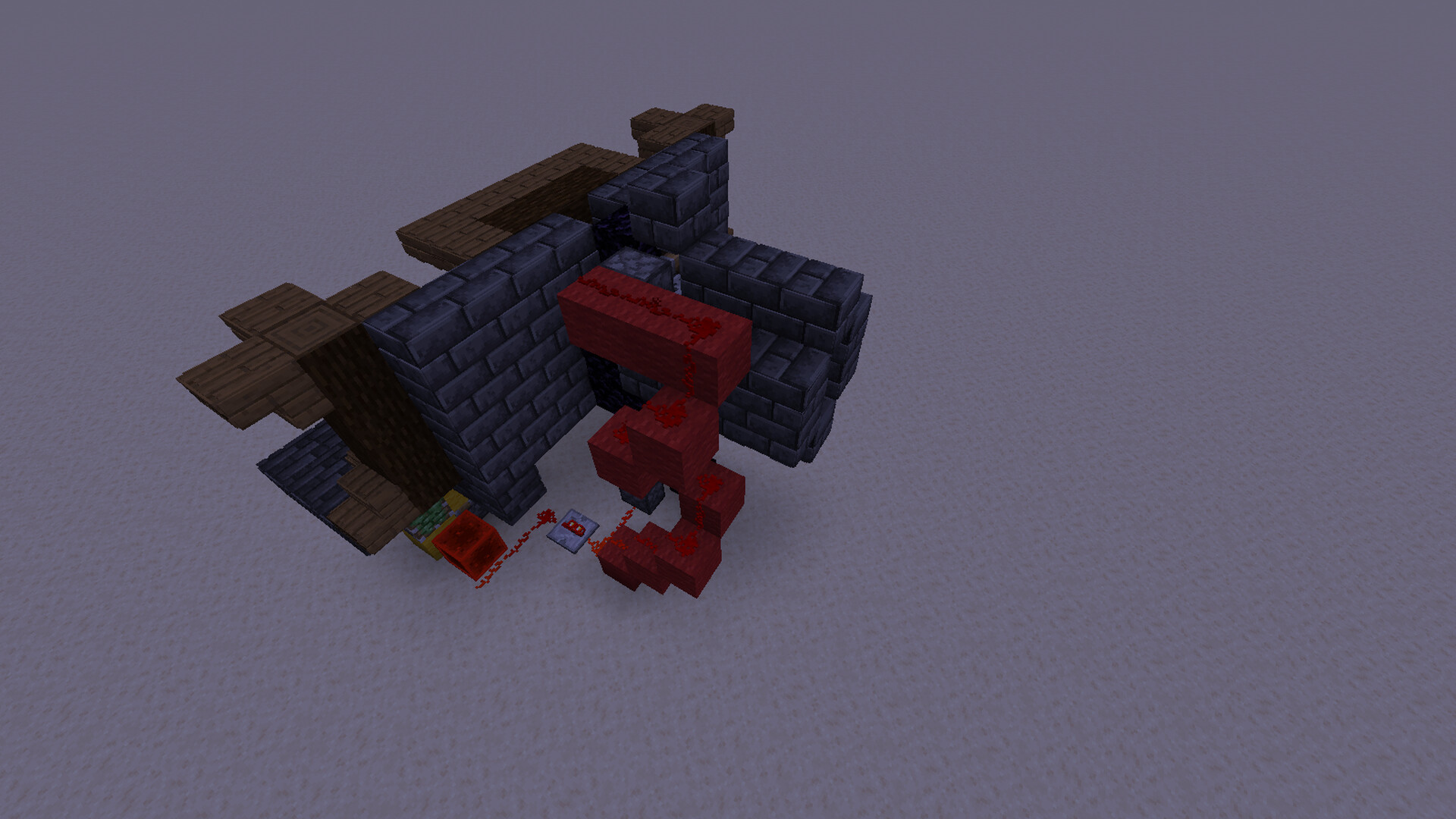 flying machine door Minecraft Map