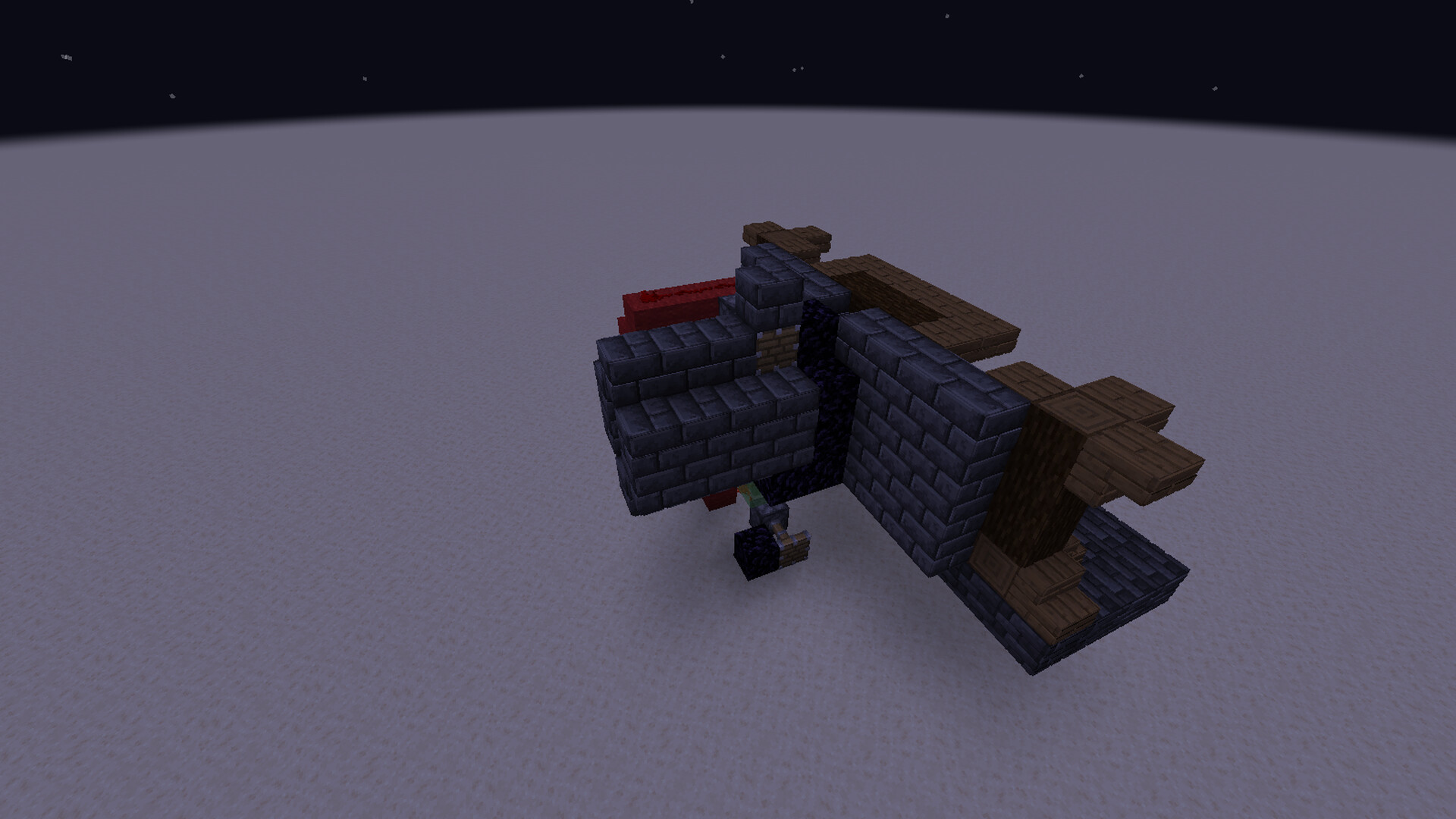 flying machine door Minecraft Map