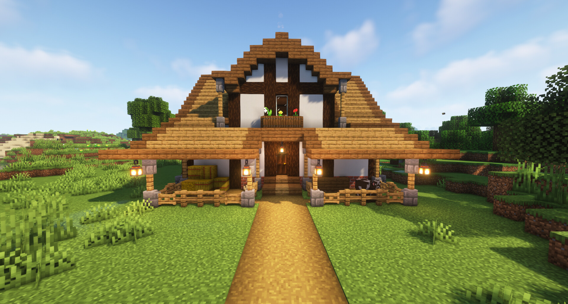 Medium medieval house 1.18.1 Minecraft Map