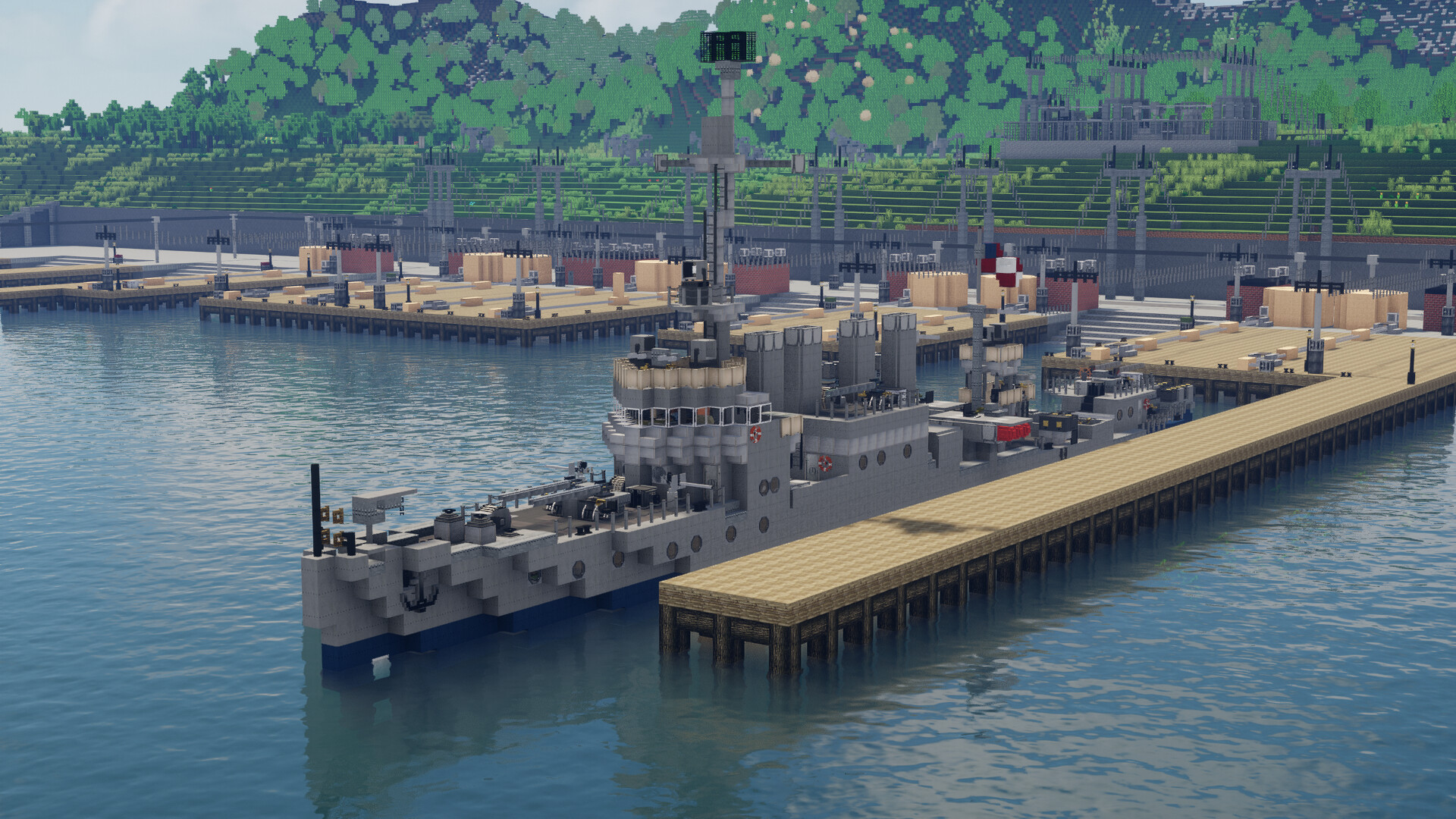 USS Dallas DD-199 Clemson-class Destroyer Minecraft Map