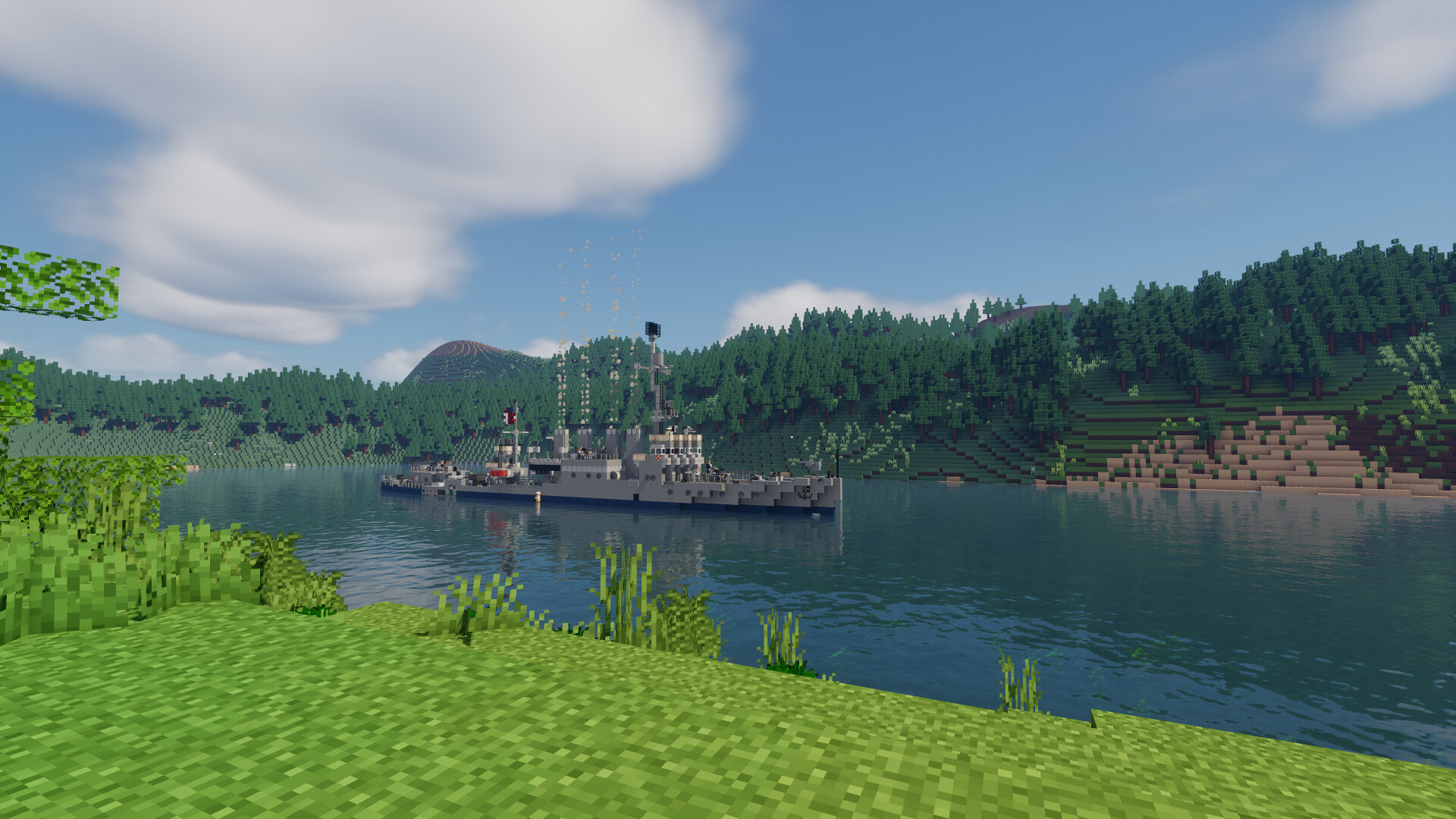 USS Dallas DD-199 Clemson-class Destroyer Minecraft Map