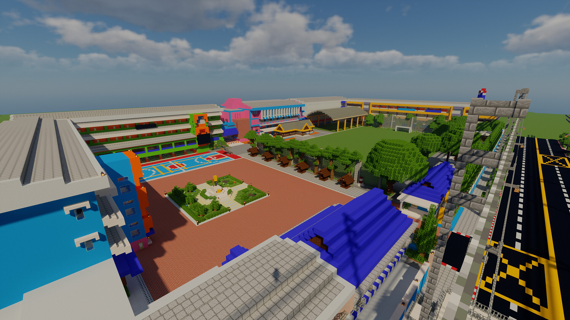 Minecraft Chinorotwittayalai School map Minecraft Map