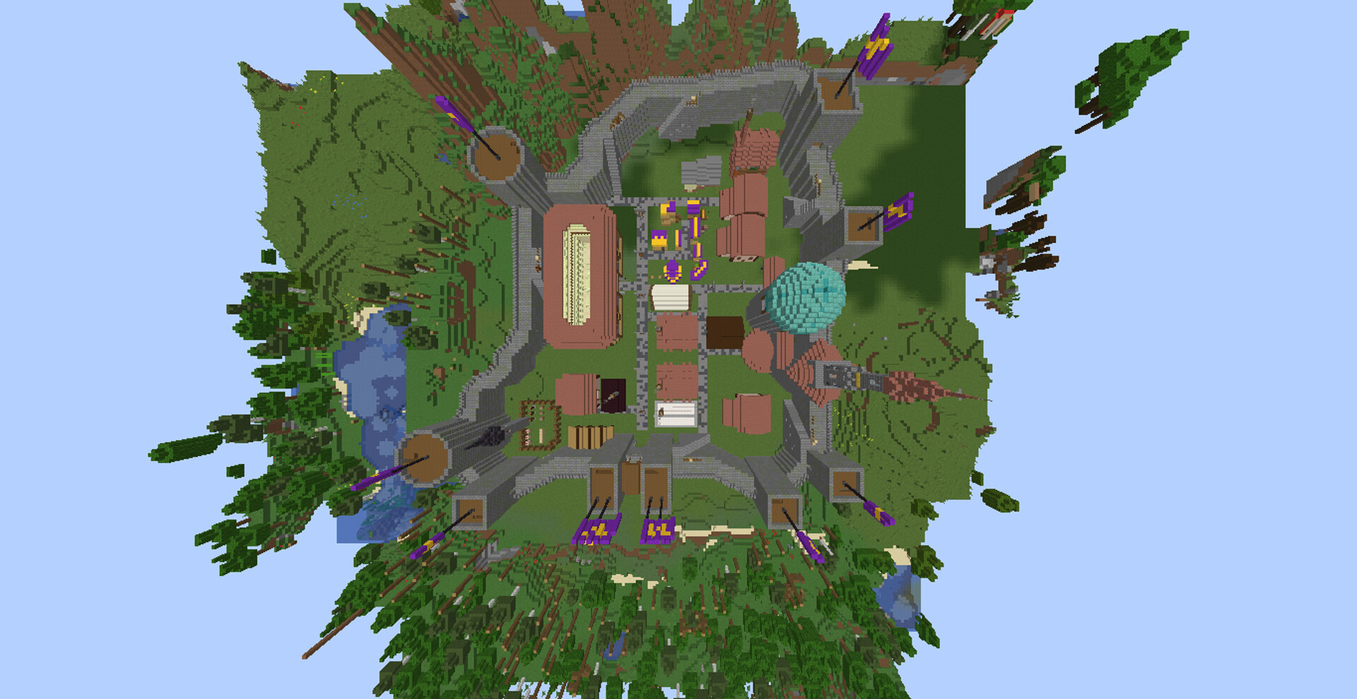 Lageta City in Mount & Blade 2 Bannerlord Minecraft Map