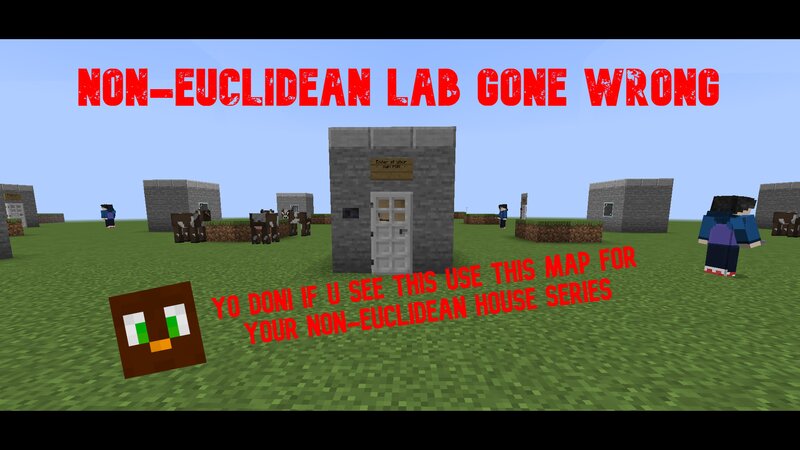 Non-Euclidean lab gone wrong Minecraft Map