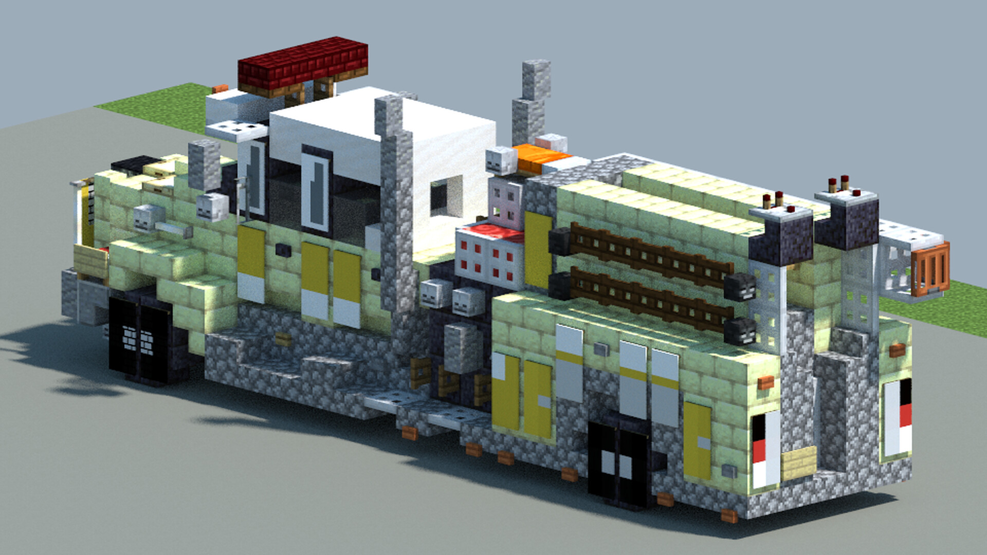 Freightliner FL112, Fire engine [With Download] Minecraft Map