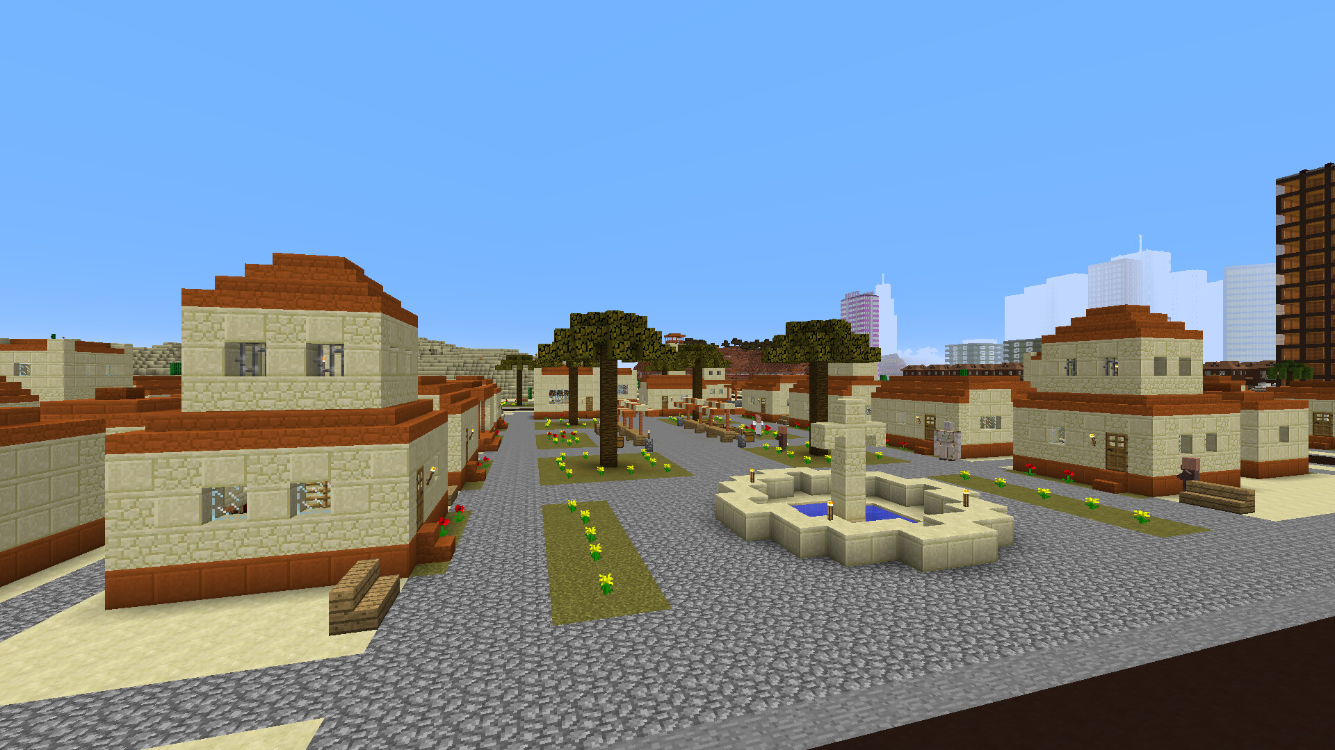 Desert City and Village & Castle Minecraft Map