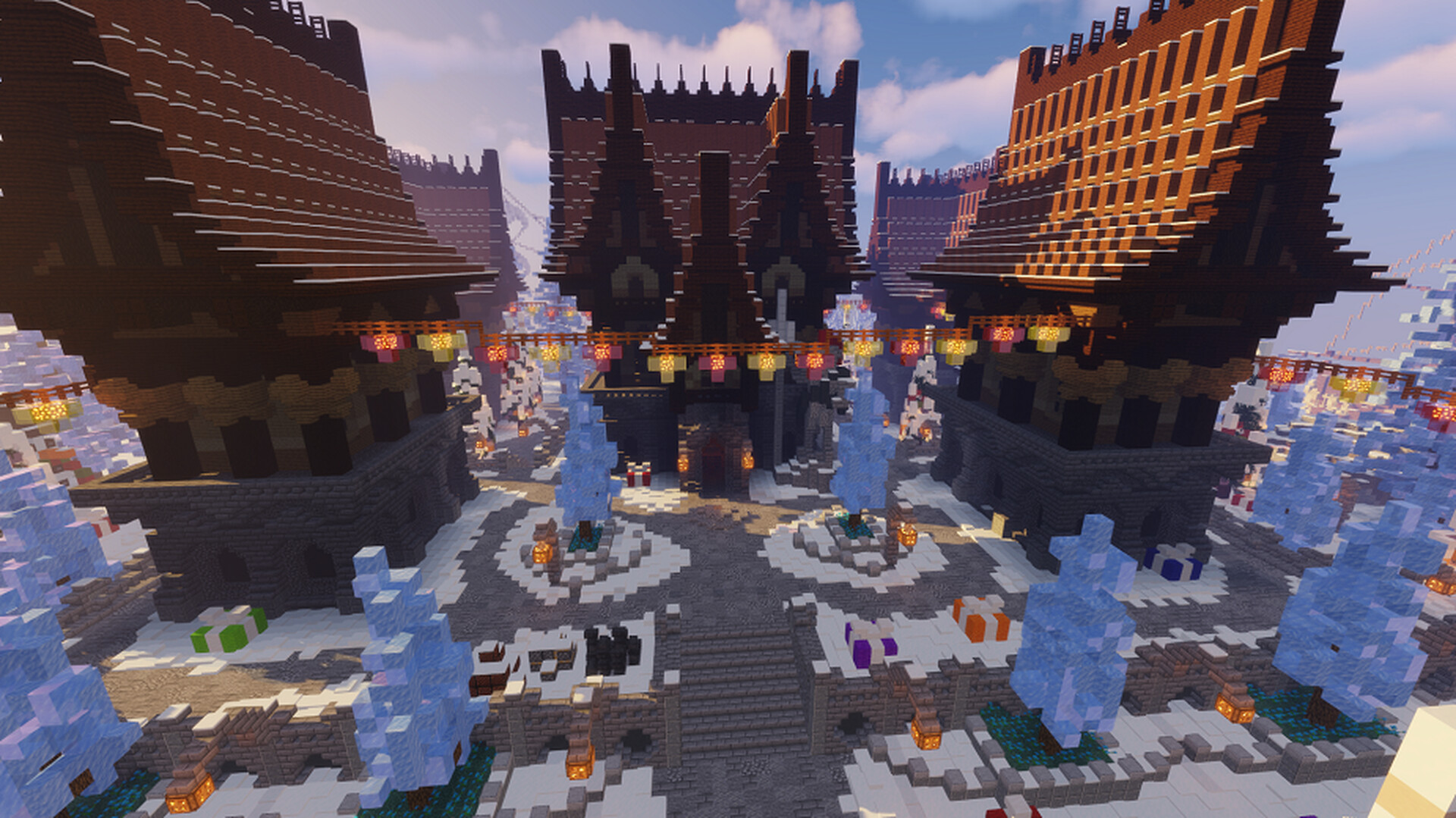 Hub 500x500 Winter Minecraft Map