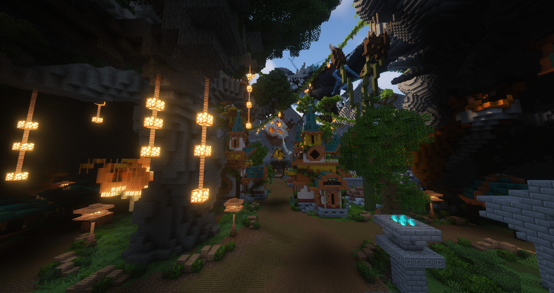 [ Lobby/Spawn ] ↪ TROPICAL CAVE ↩ Minecraft Map