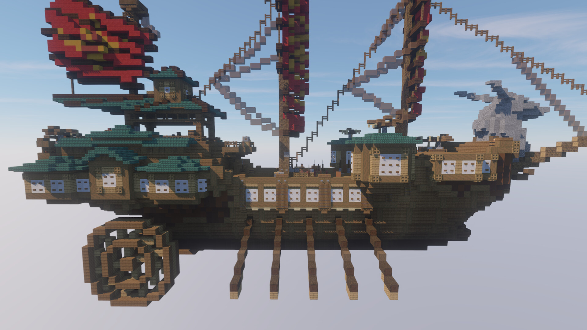 Genshin Impact Beidou's Ship [Download] Minecraft Map