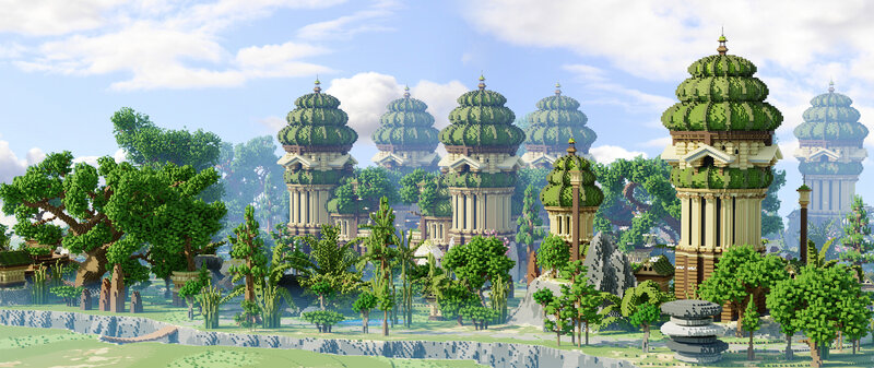 Nature spawn + warzone by Bubble Minecraft Map