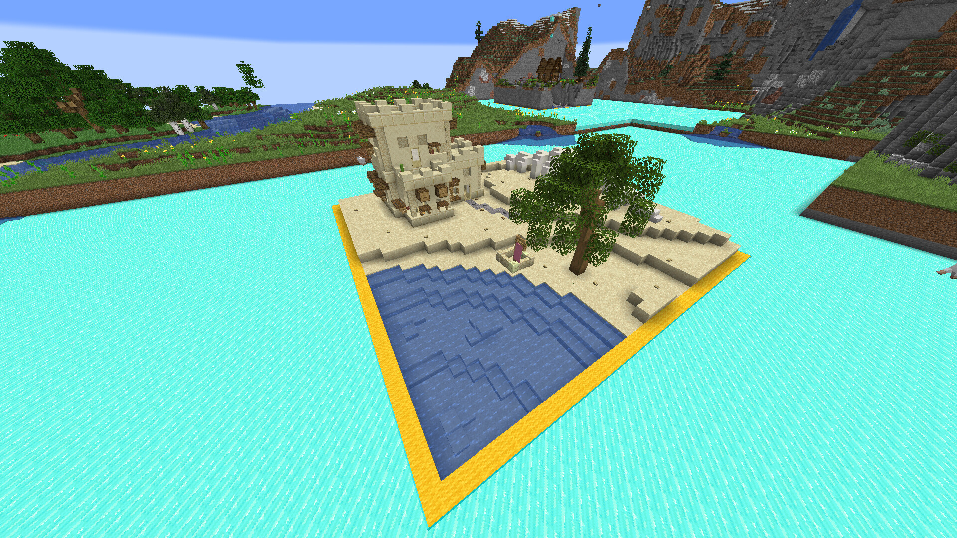 2x2 chunk build 2 Minecraft Map
