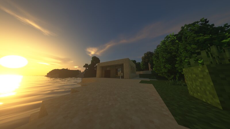 STARTER BEACH HOUSE - By Paz. Minecraft Map