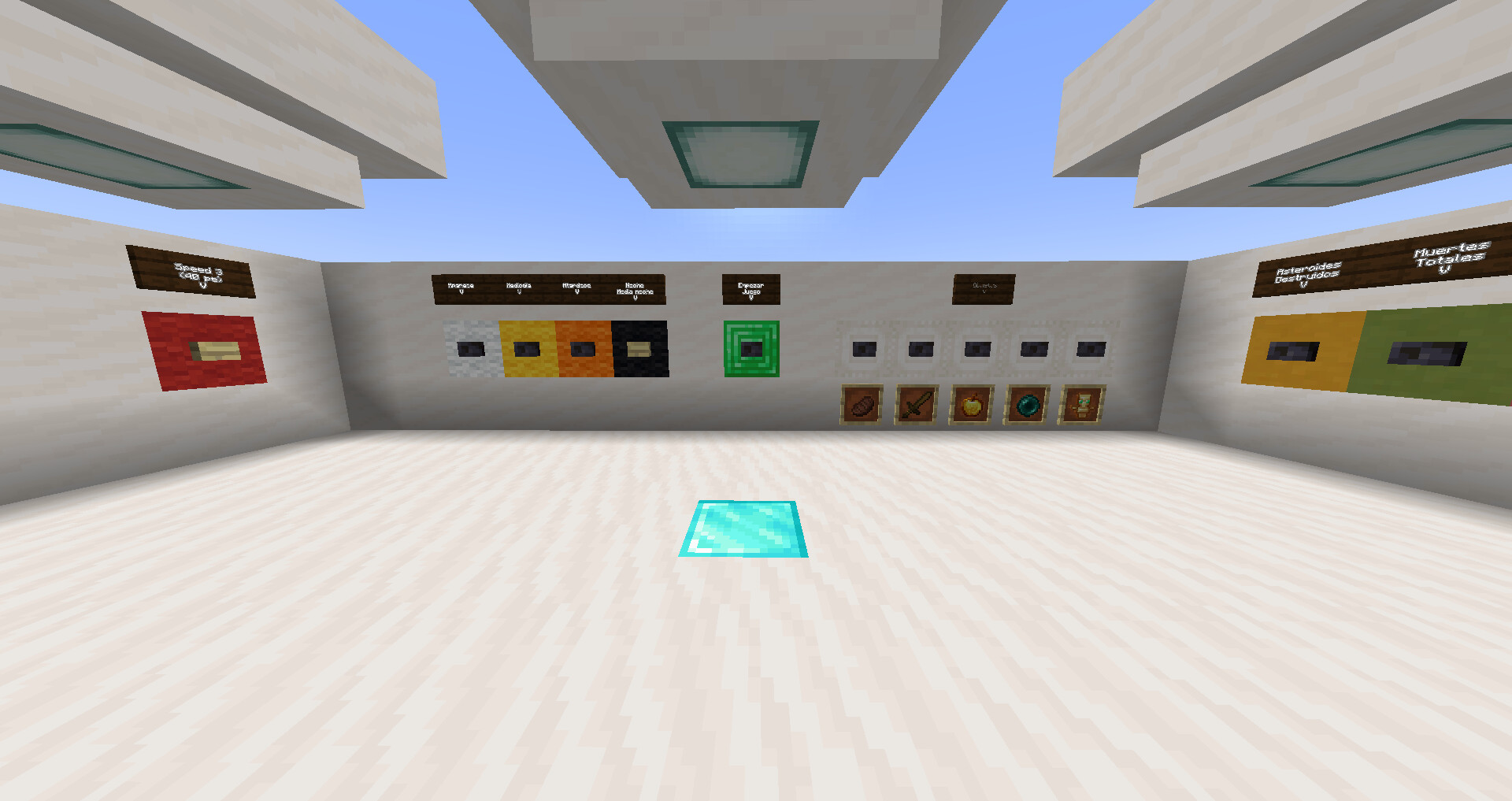 Asteroids, si enserio Minecraft Map