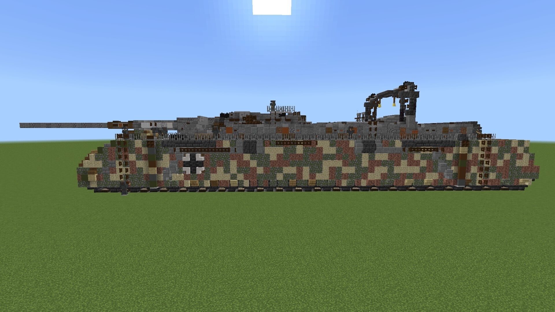 Landkreuzer P. 1500 Monster redo (1.5:1) Minecraft Map
