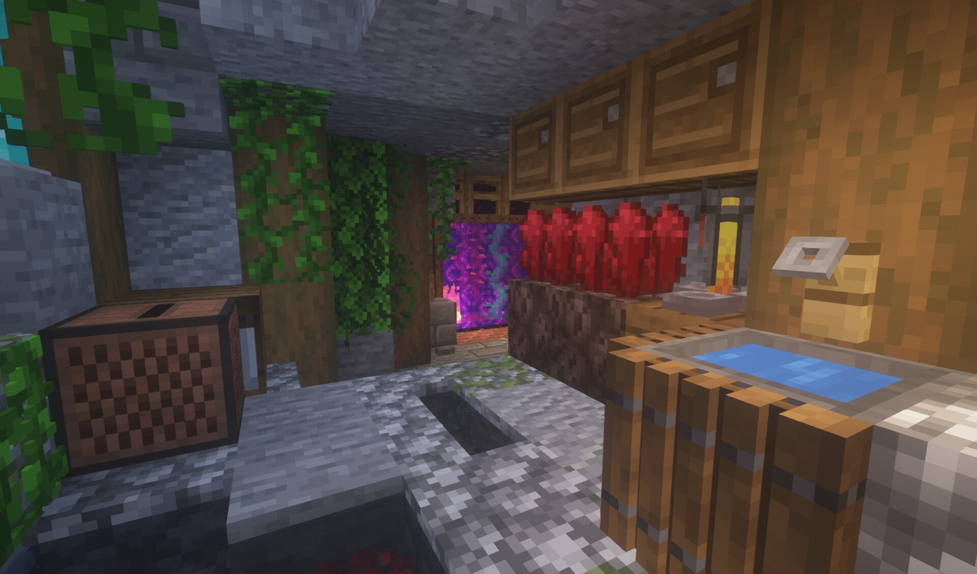 Ultimate Suvival Cave Base! Minecraft Map