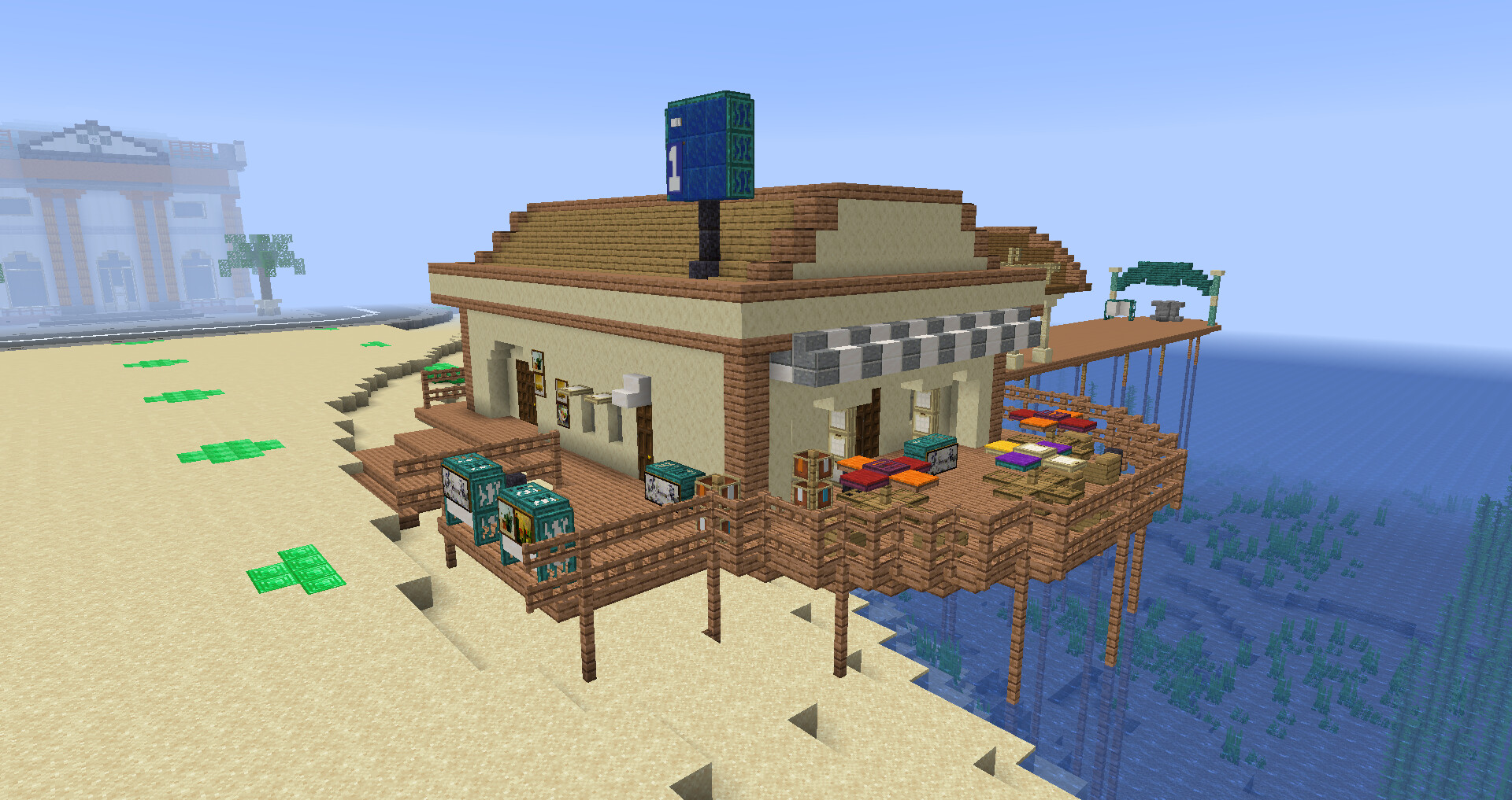 Tropico 6 Tourist Port Minecraft Map