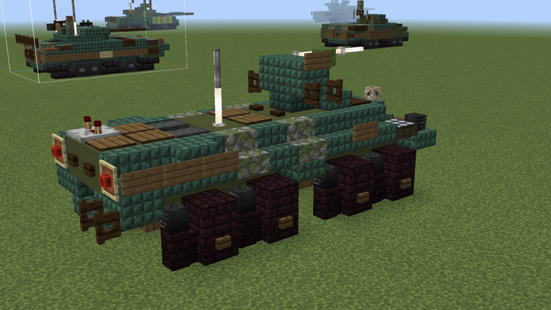 1.5:1 scale BTR-80A/82 Minecraft Map