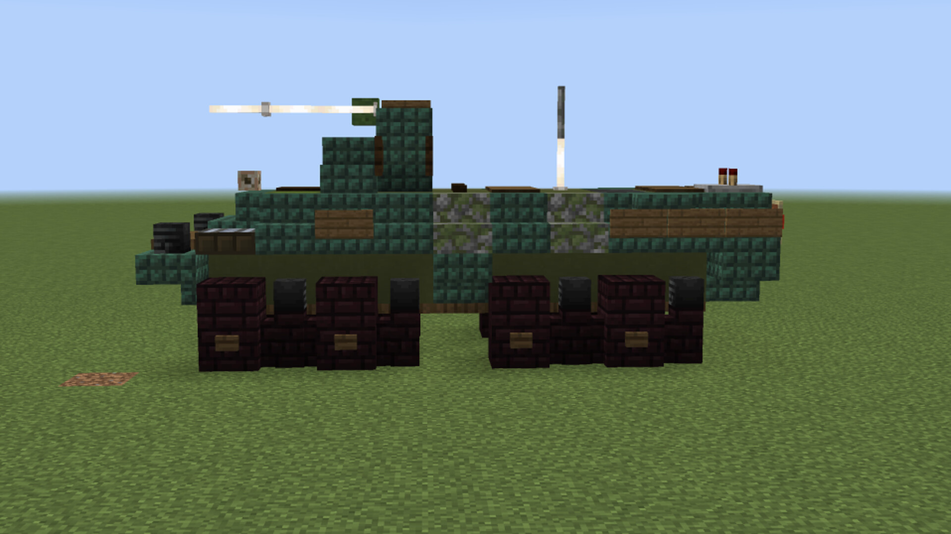 1.5:1 scale BTR-80A/82 Minecraft Map