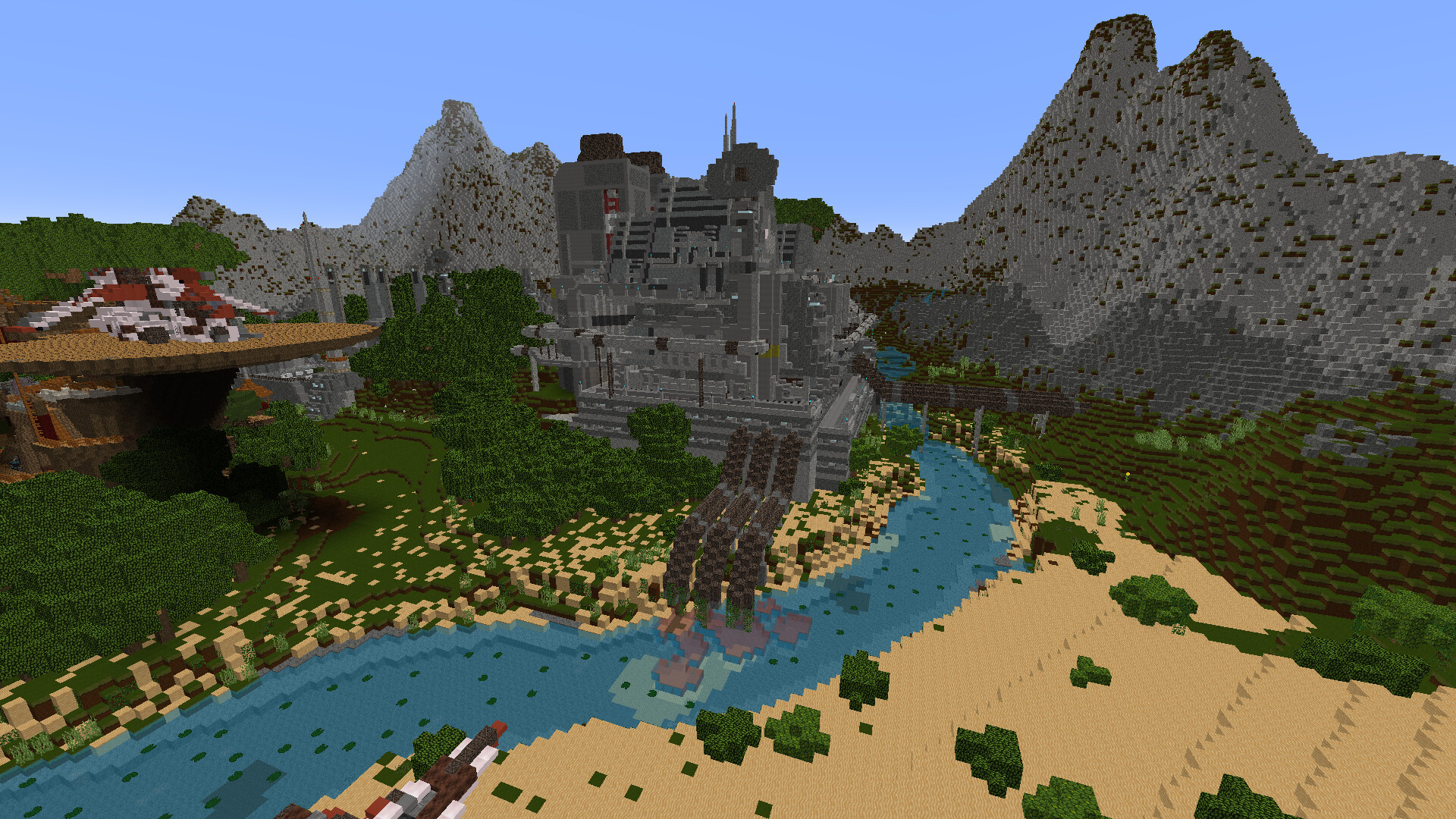 Imperial Kashyyyk (Star Wars planet) Minecraft Map