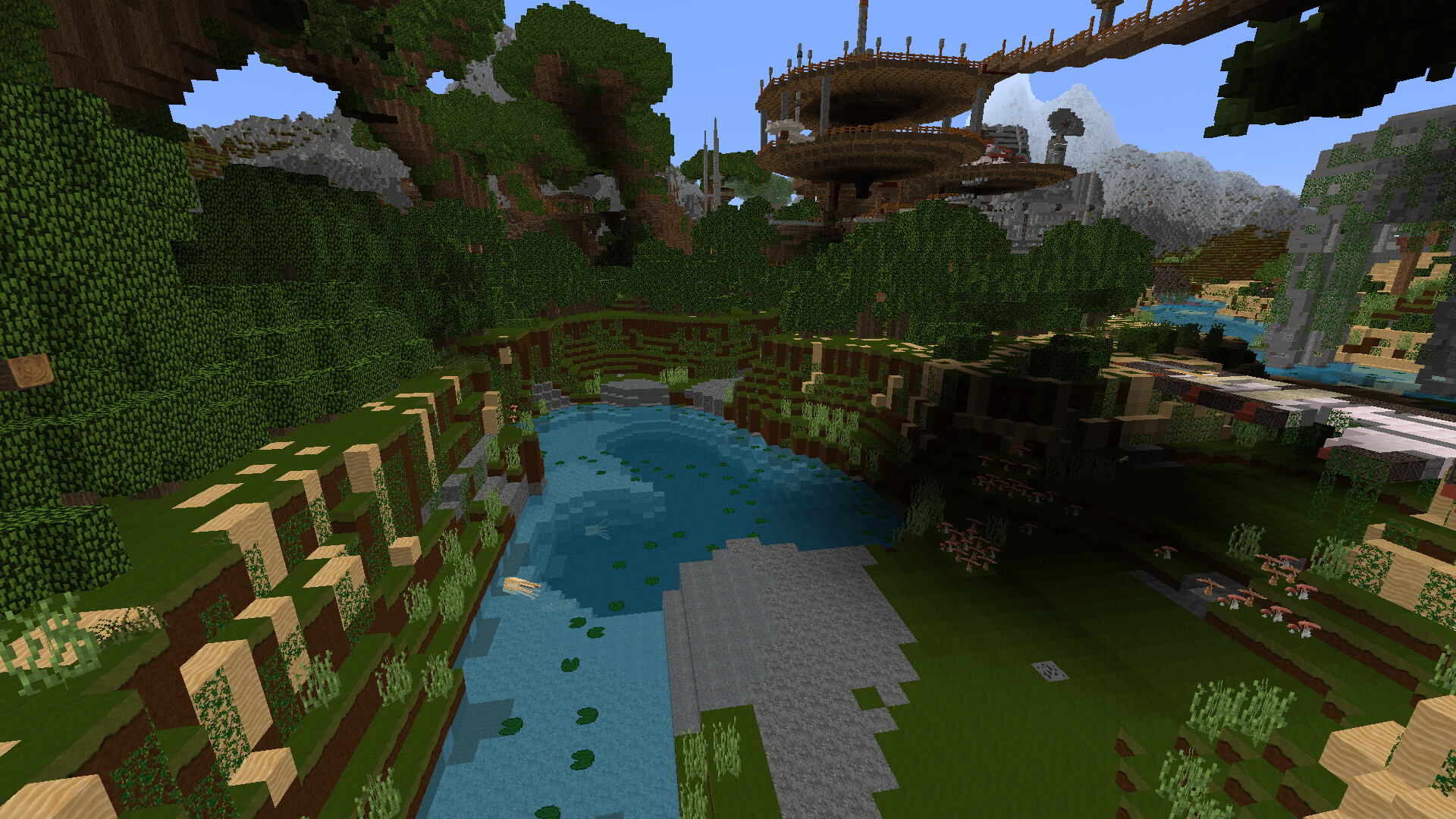 Imperial Kashyyyk (Star Wars planet) Minecraft Map