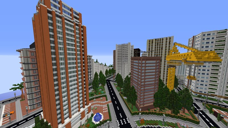 City Spawn Minecraft Map