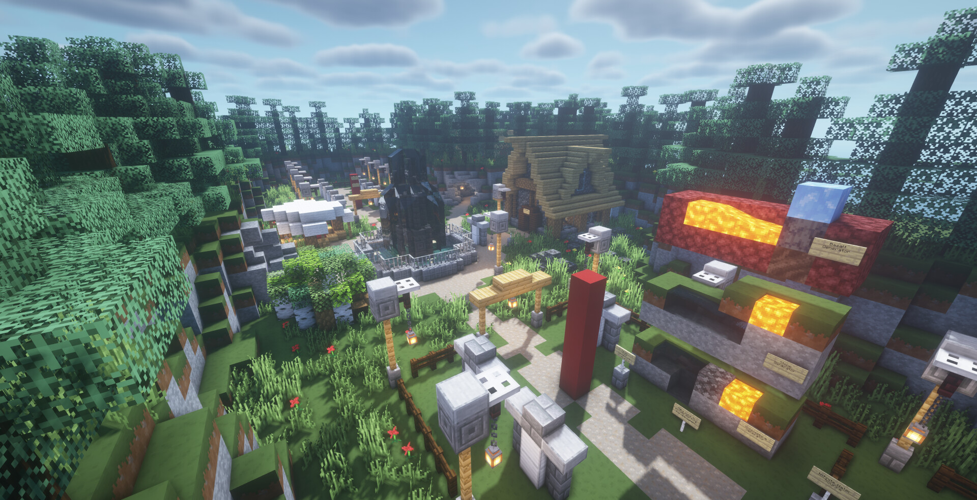 BAIT Gaming Old Skyblock Hub Minecraft Map