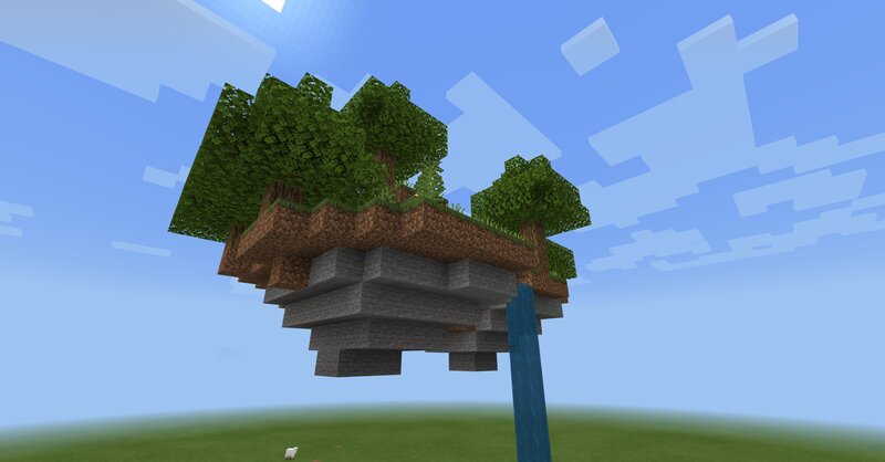 Small Floating Island (Construction File) Minecraft Map