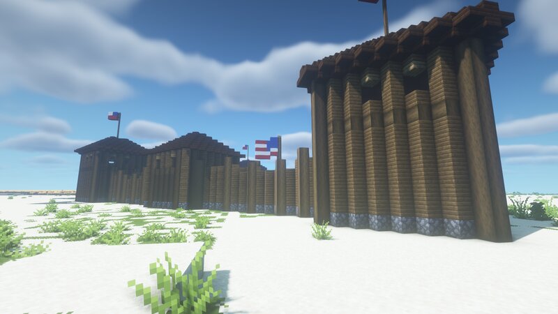American Civil War Fort(schematic) Minecraft Map