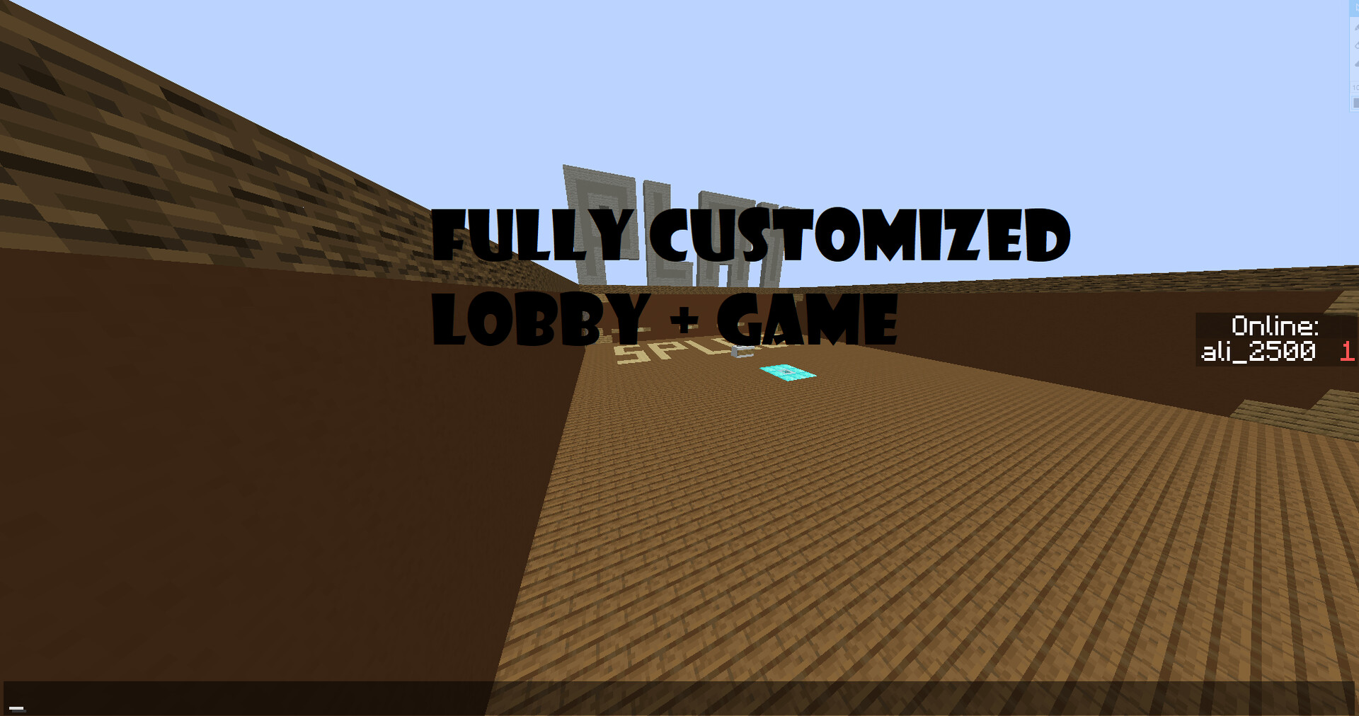 Spleef fully working map Minecraft Map