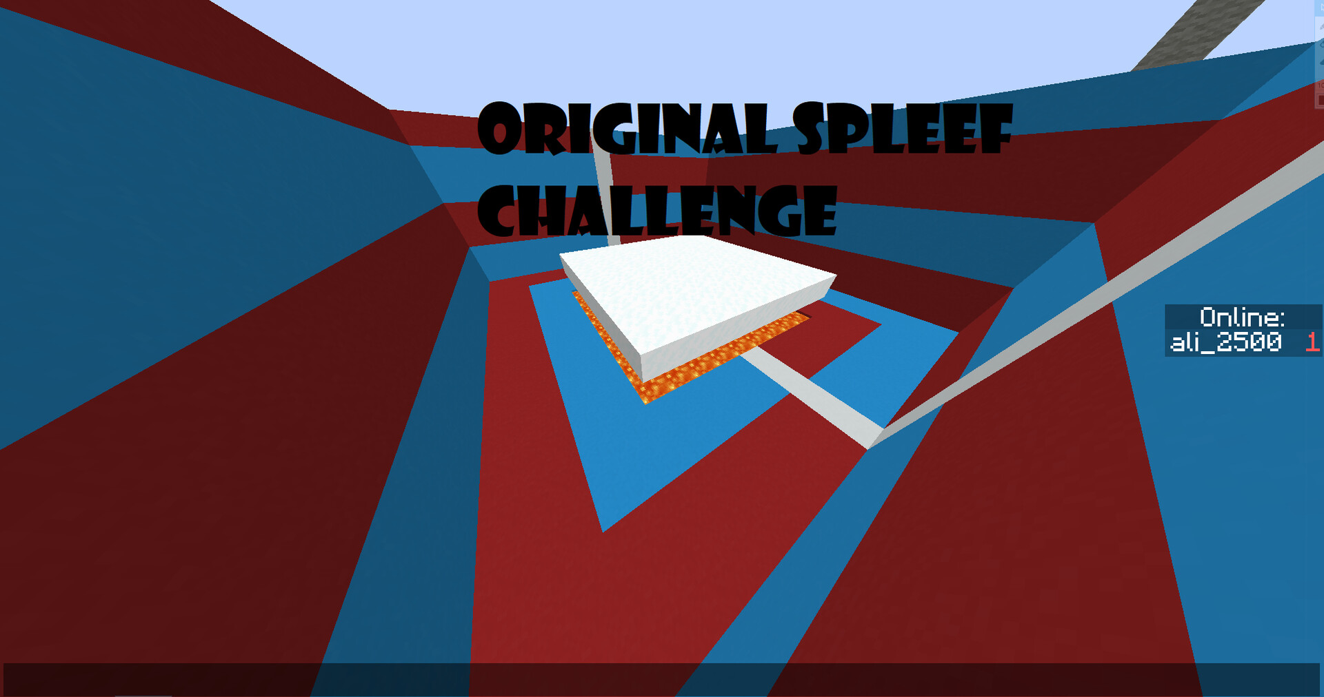 Spleef fully working map Minecraft Map