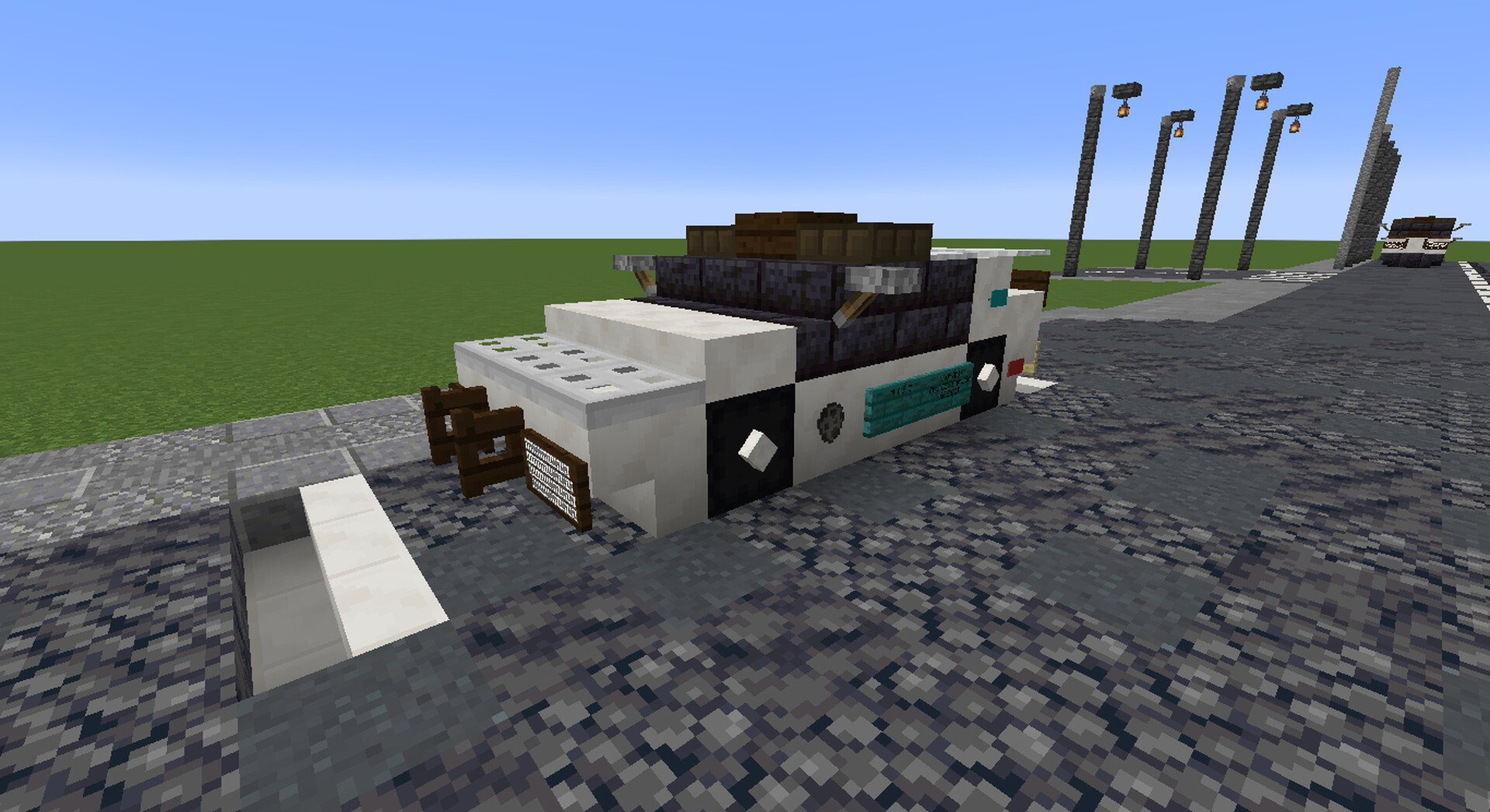 2013 Dodge Charger Police NYPD Livery 1:5:1 Scale Minecraft Map